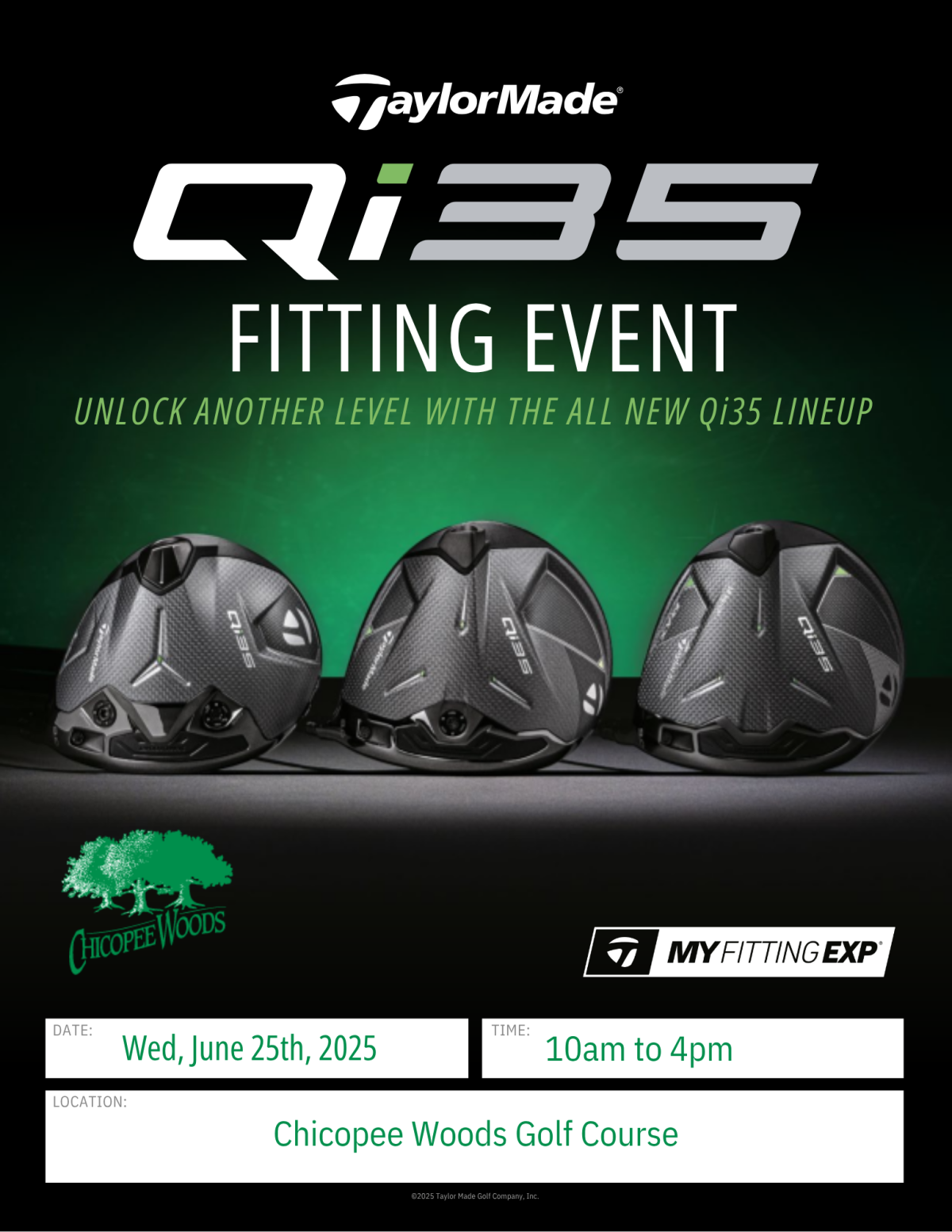 TaylorMade Fitting day - Chicopee Woods Golf Course